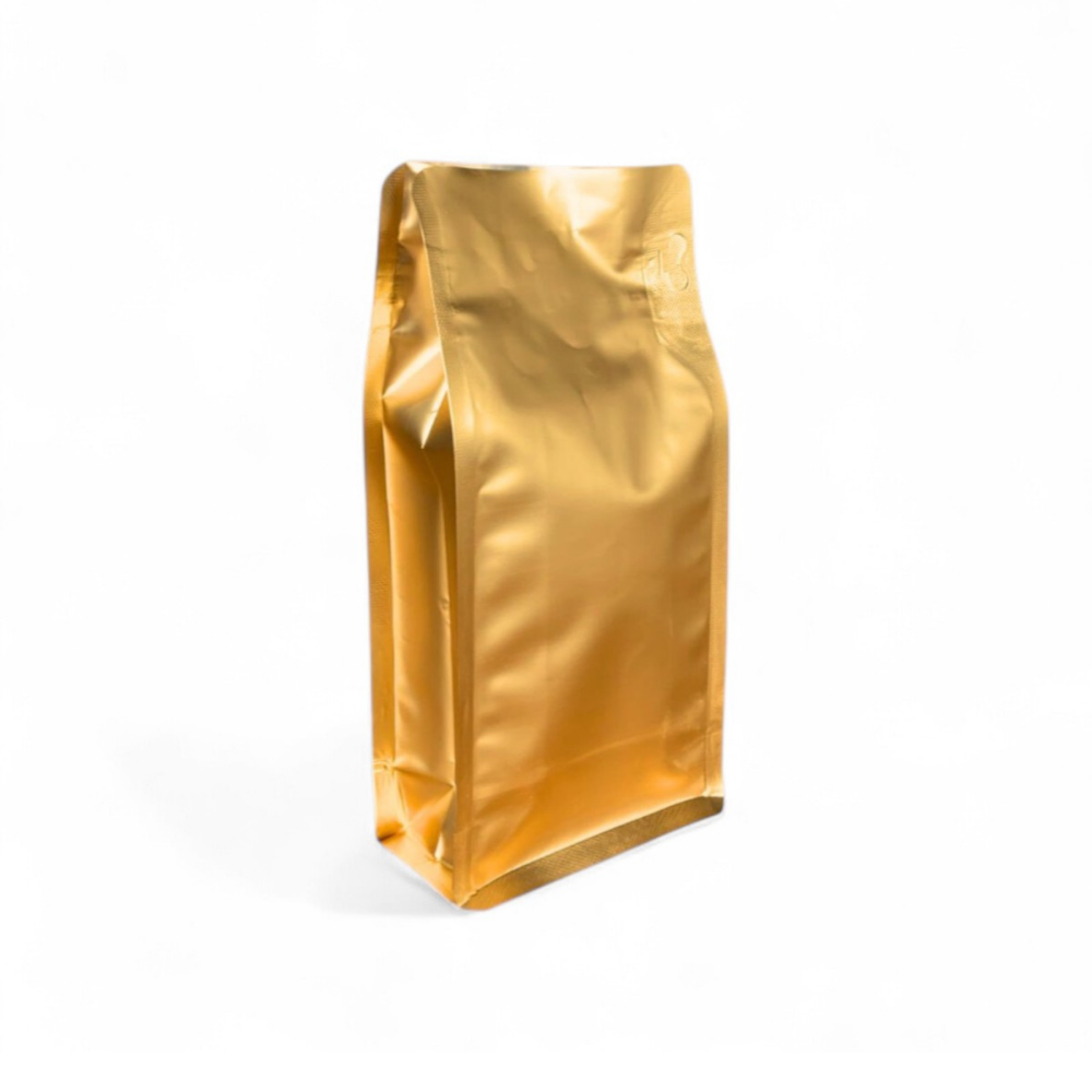 Embalagem para Café 100g Box Pouch Dourado com Zip Lock - Soluções em ...